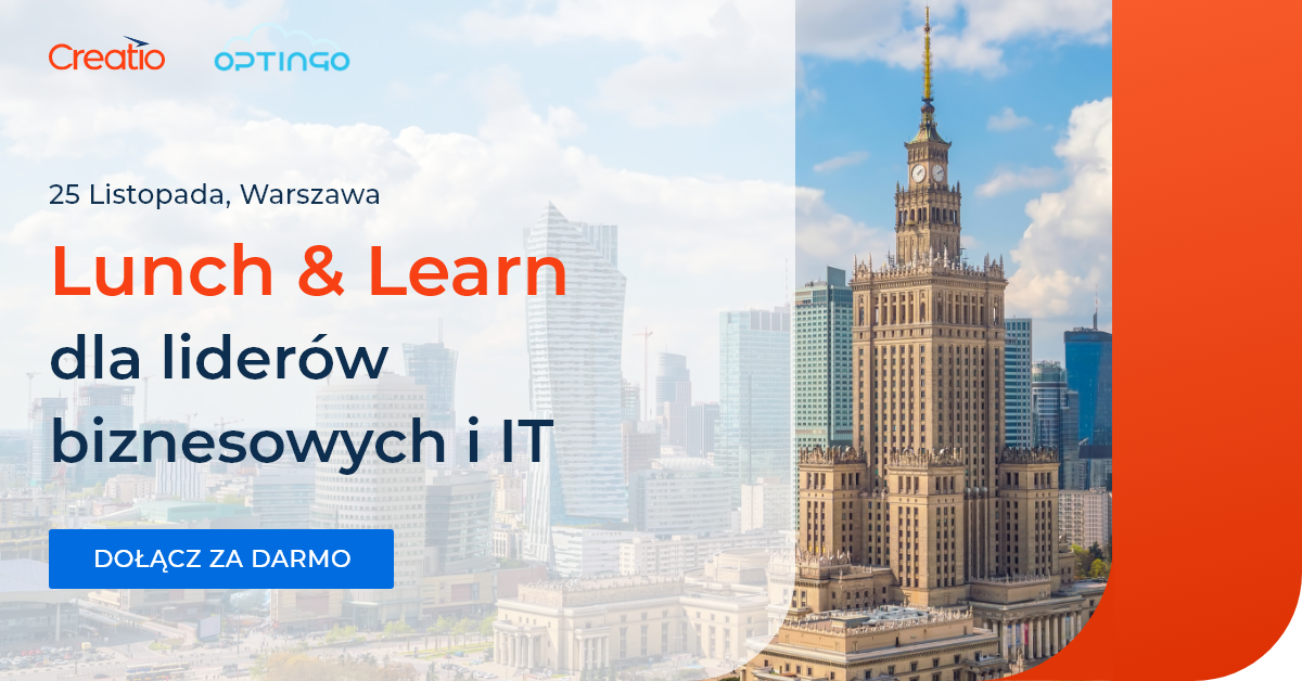 Lunch & Learn | Warszawa | Creatio