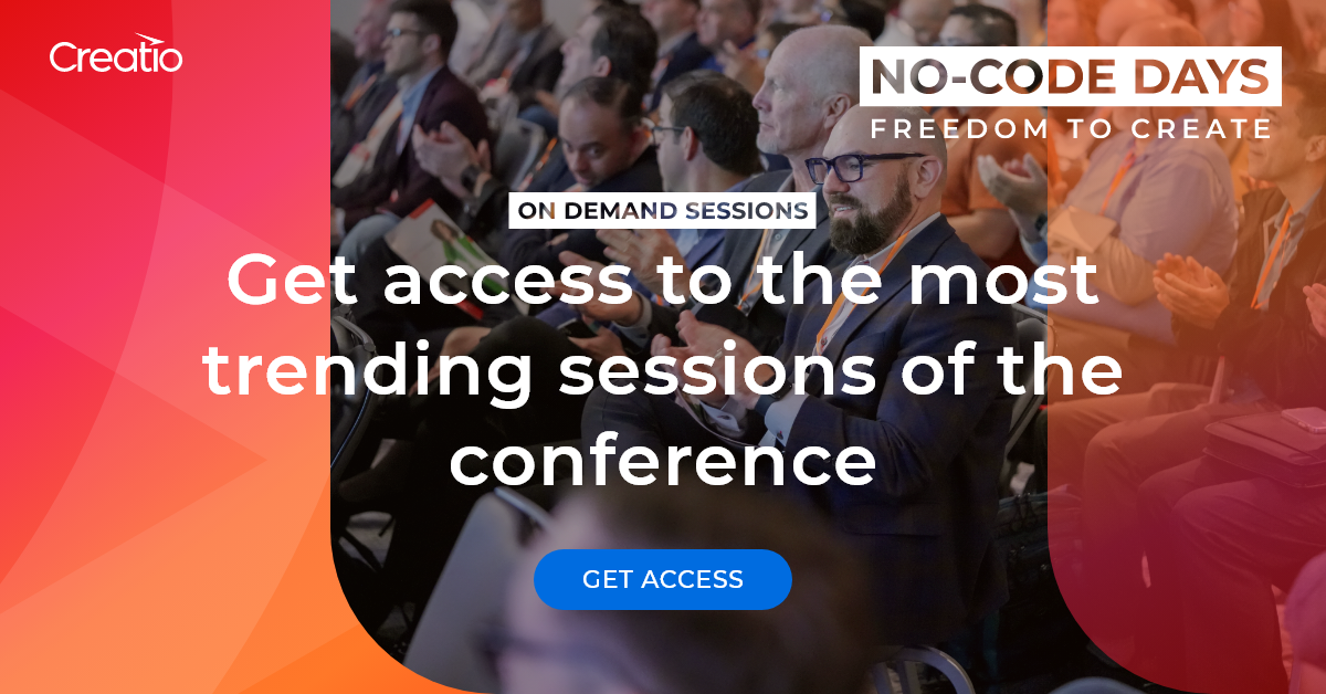 The No-Code Days event materials | Creatio