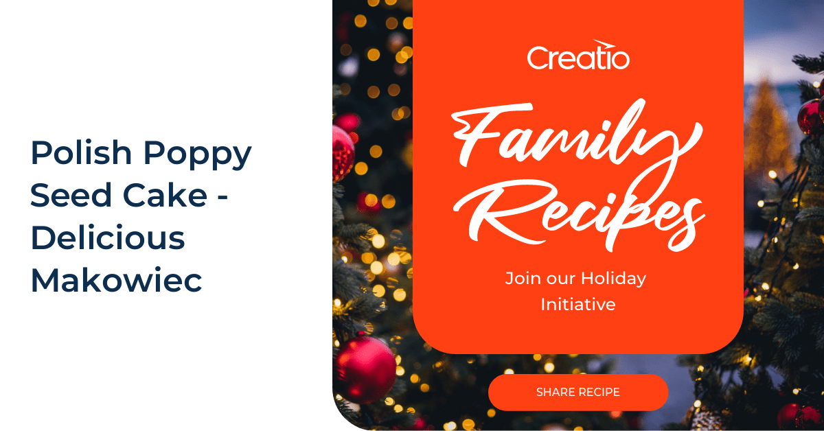 Polish Poppy Seed Cake - Delicious Makowiec | Creatio Family Recipes