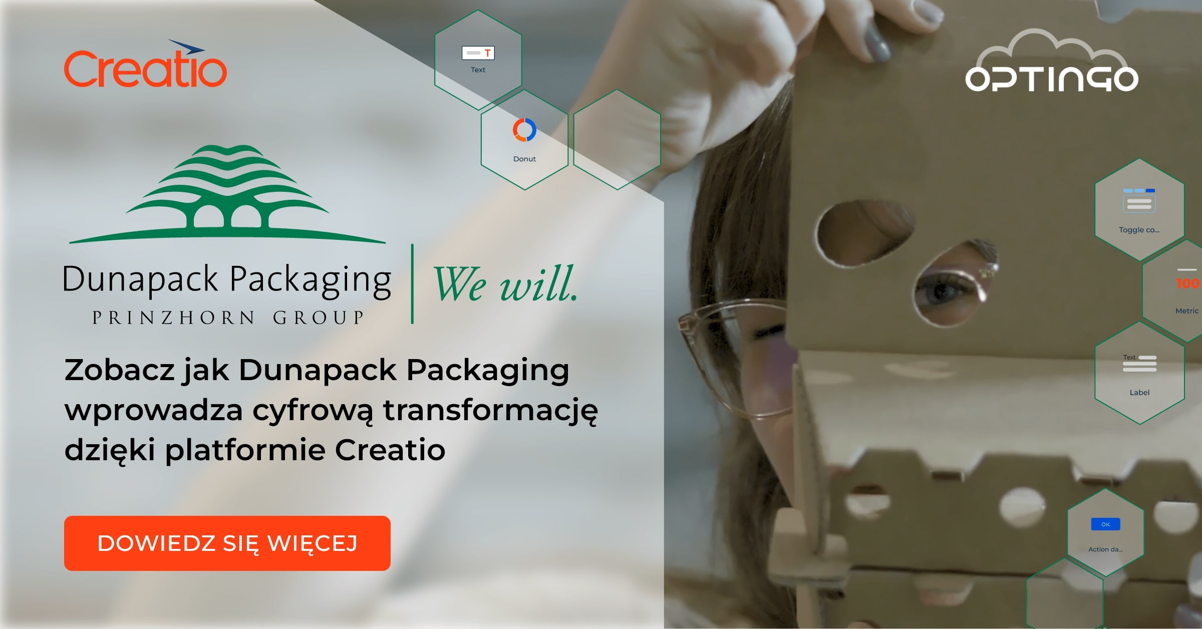 Historia sukcesu Dunapack Packaging | Creatio