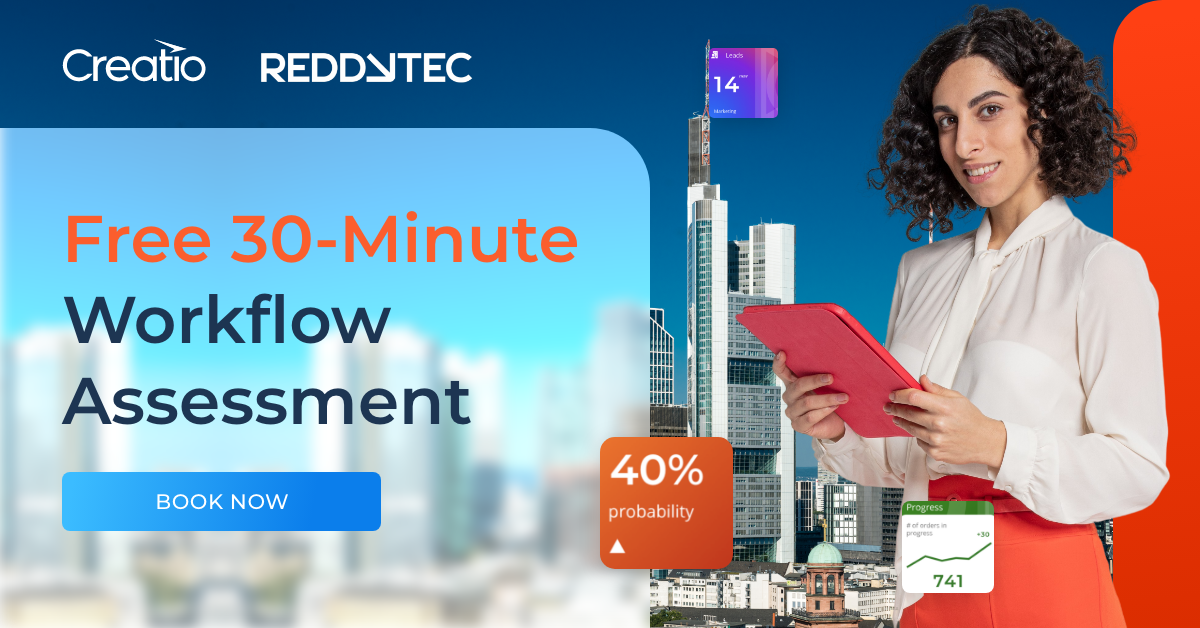 CRM Book free workflow assessment | Creatio