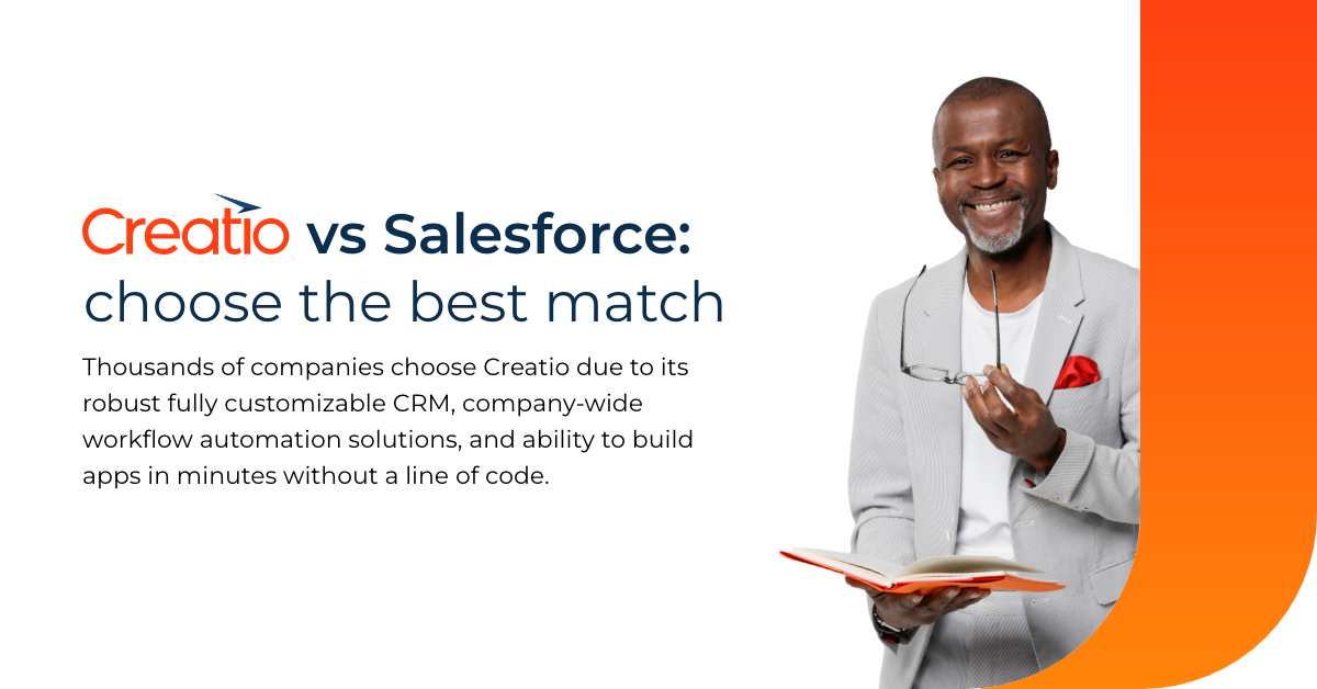 Creatio vs Salesforce: Choosing the best CRM solution | Creatio Creatio vs Salesforce: Choosing the best CRM solution | Creatio