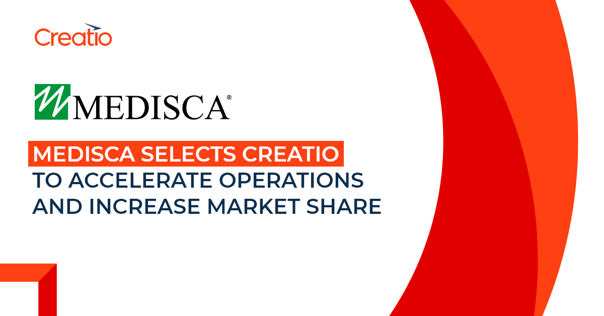 MEDISCA Selects Creatio to Accelerate Operations and Increase Market ...