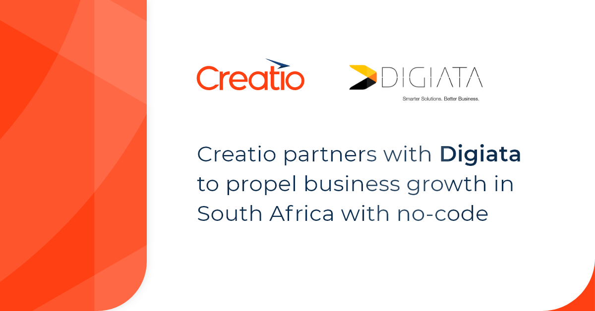 Creatio Partners with Digiata to Expand into the South African, Sub ...