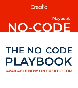Creatio releases the No-Code Playbook, a 200-page end-to-end guide that empowers teams to ...