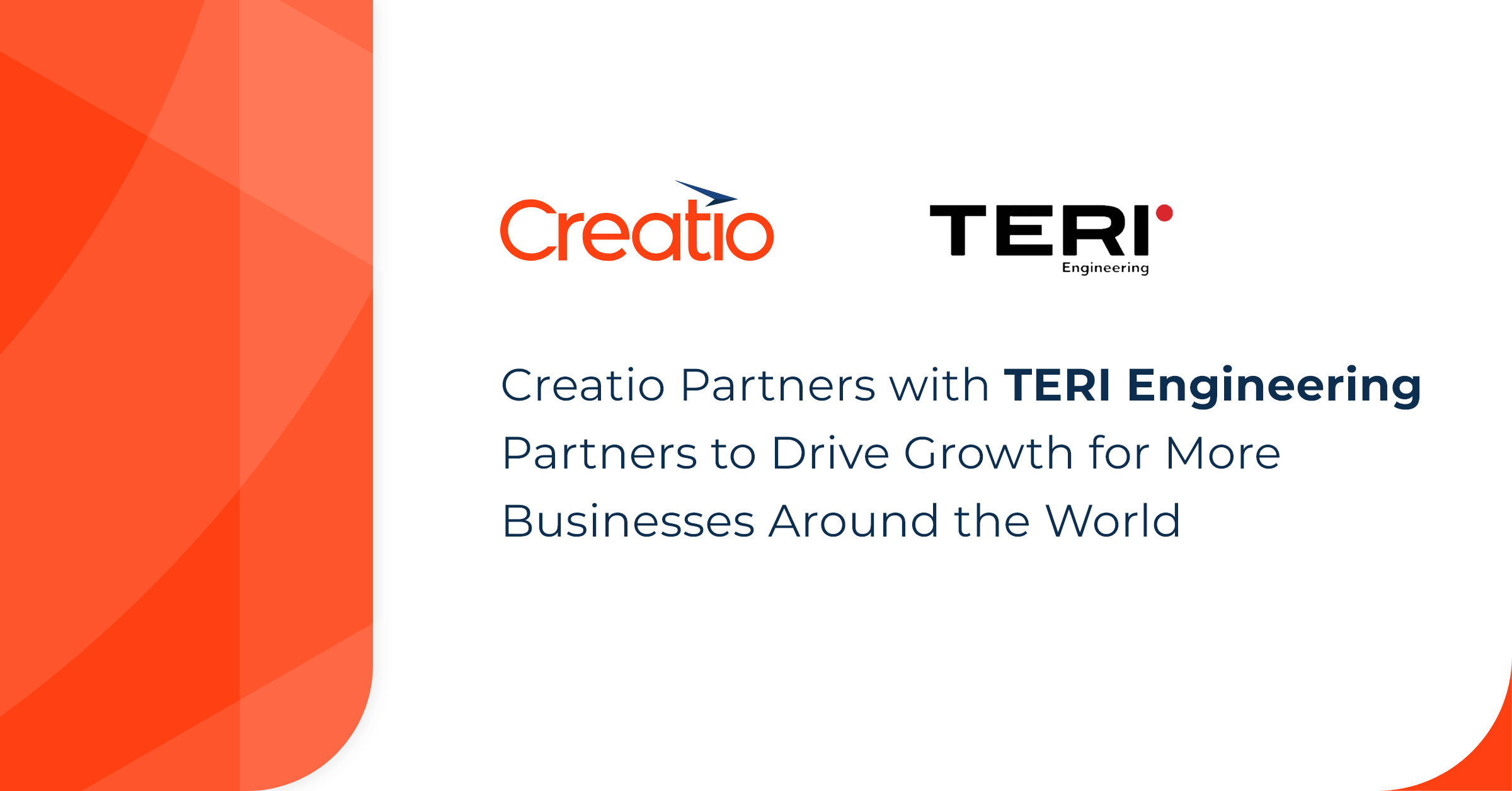 Creatio Partners with TERI Engineering to Drive Growth for More Businesses Around the World ...