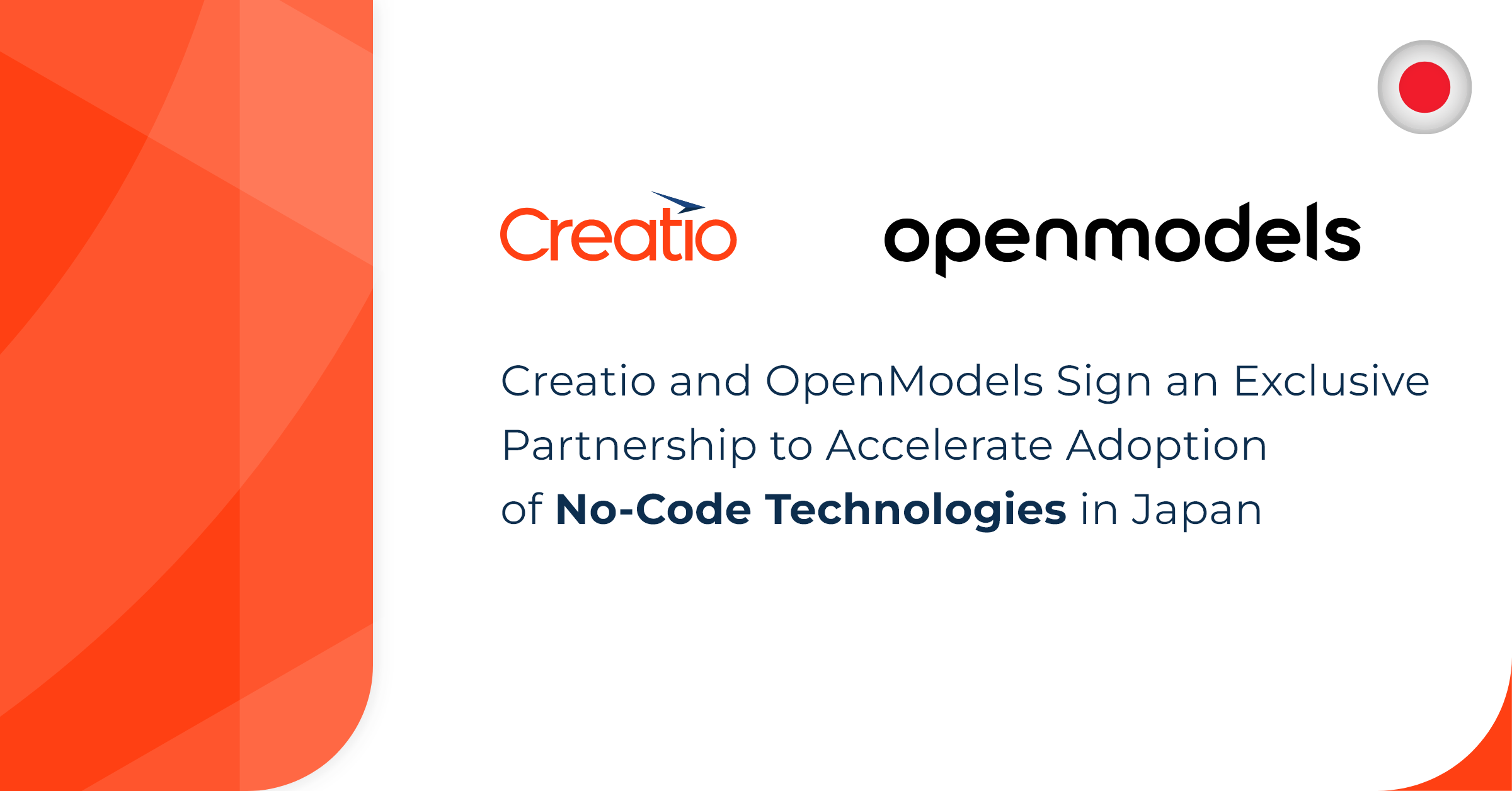 Creatio and OpenModels Sign an Exclusive Partnership to Accelerate Adoption of No-Code ...