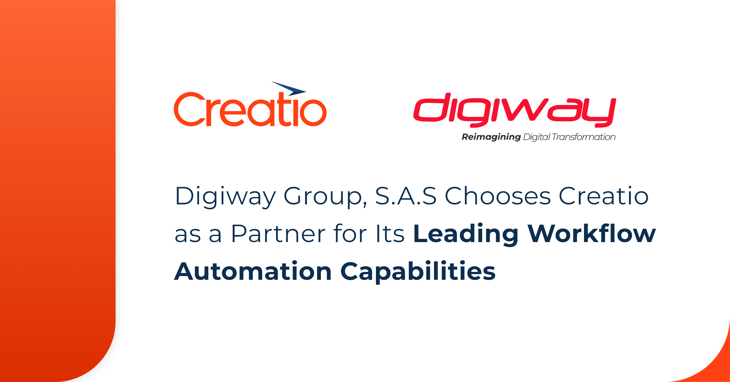 Digiway Group, S.A.S Chooses Creatio as a Partner for Its Leading ...