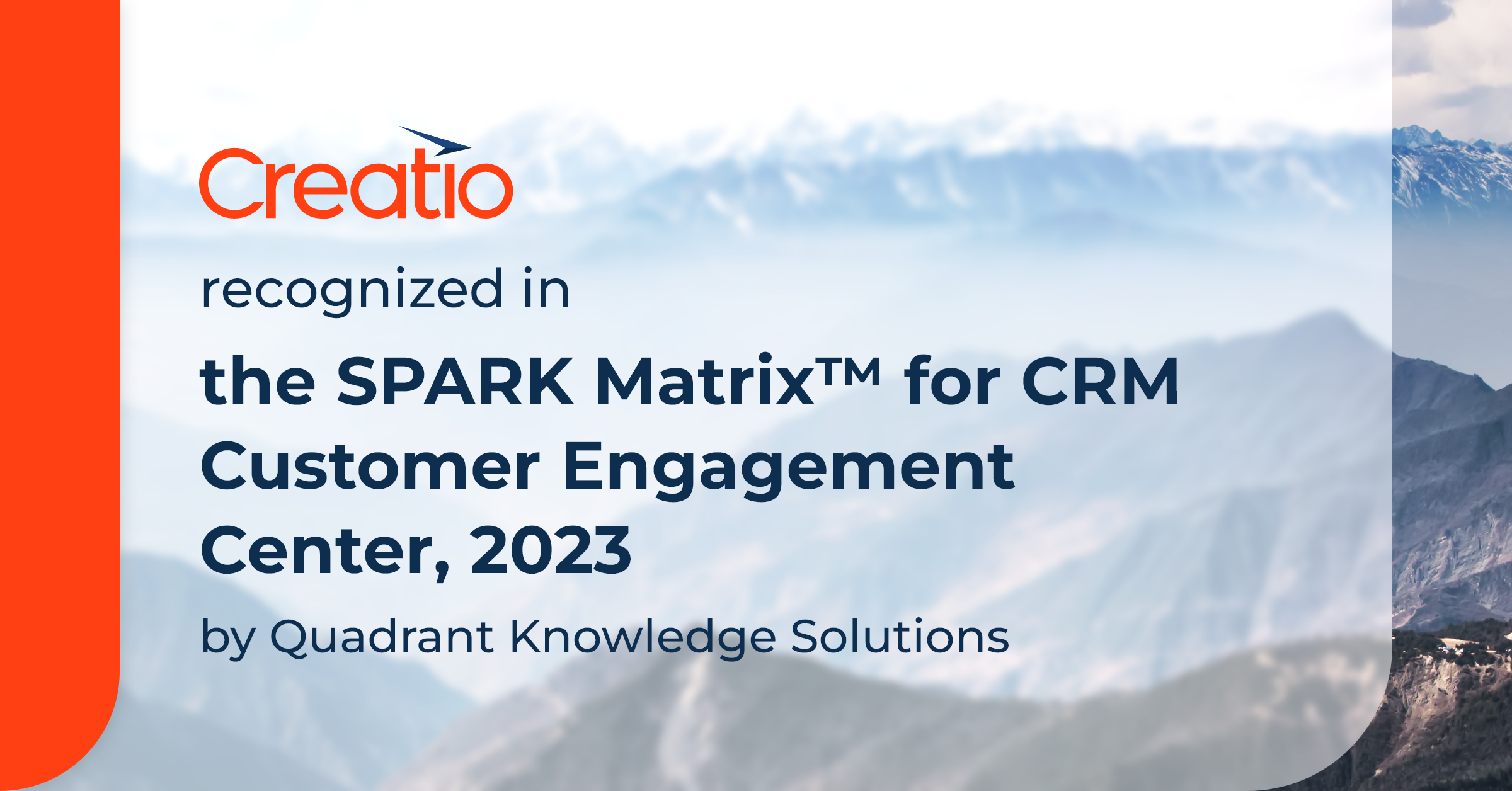 Creatio Has Been Recognized in the SPARK Matrix™ for CRM Customer ...