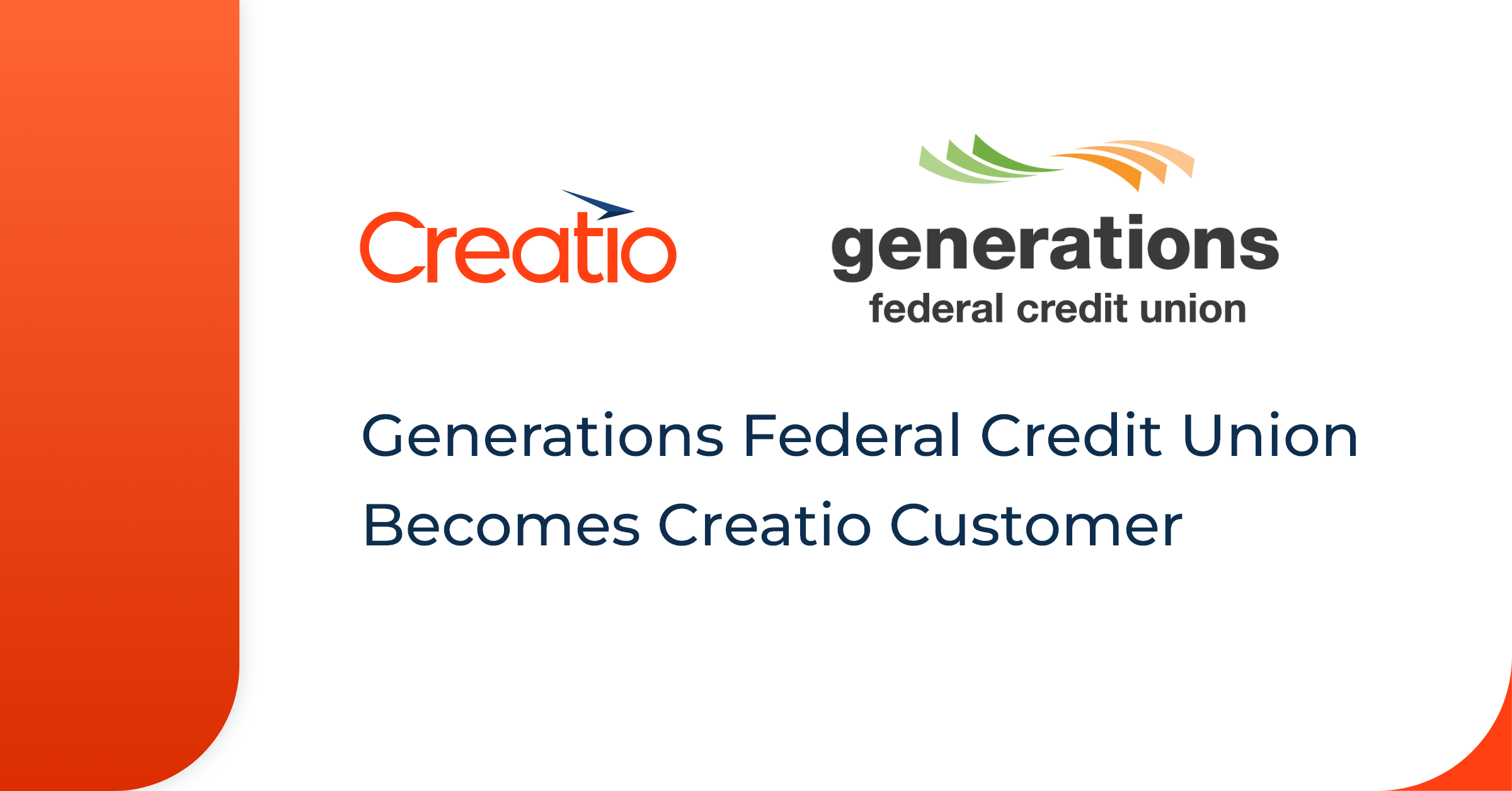 Generations Federal Credit Union Becomes Creatio Customer | Creatio
