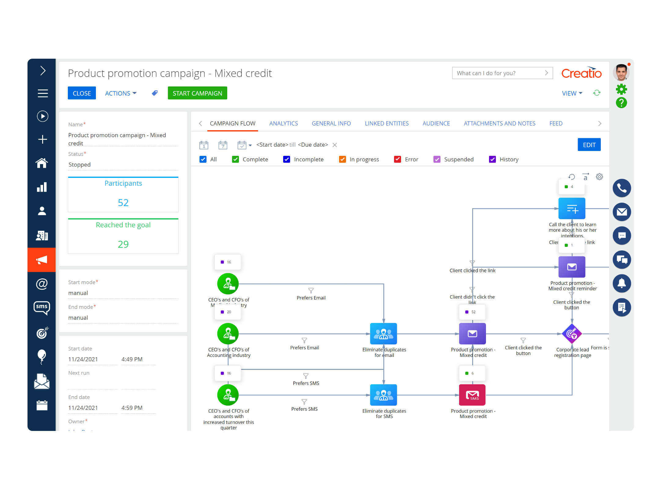 Banking CRM & Workflow automation software with no-code | Creatio