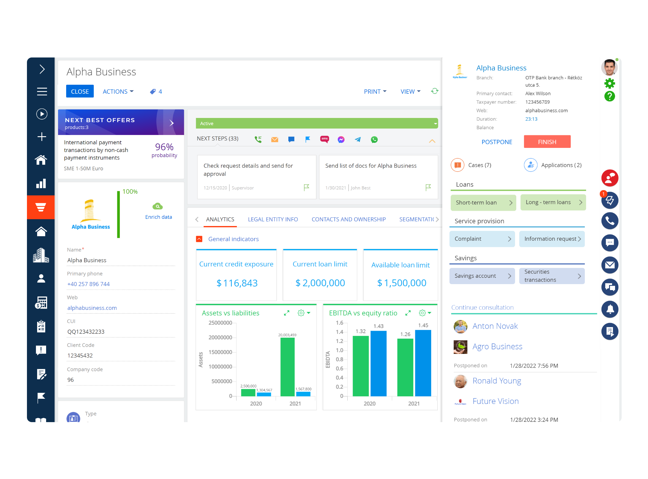 Banking Crm Software With No Code And Workflow Automation Creatio