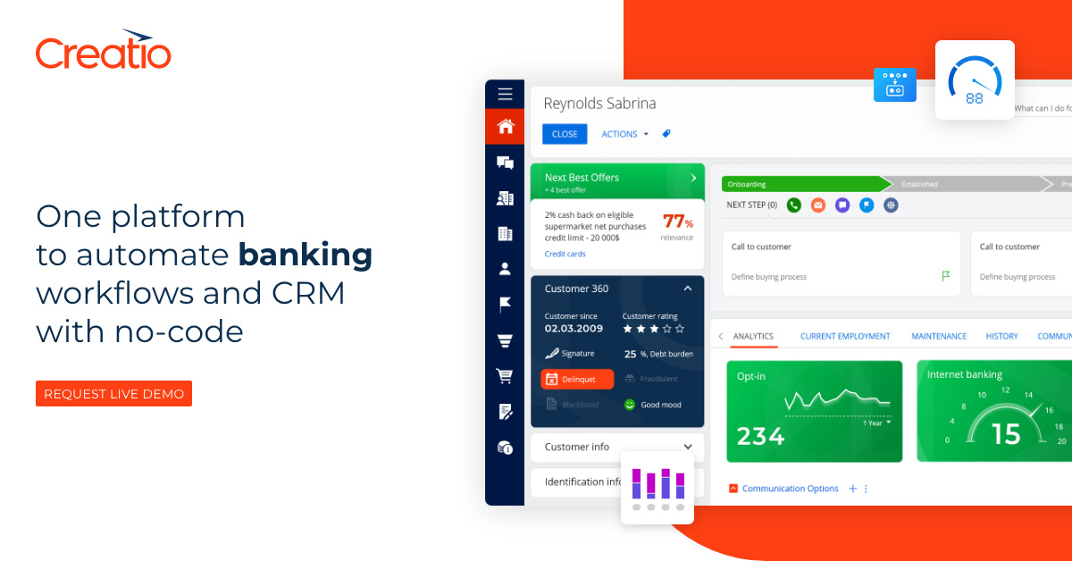 Financial Services Creatio | Platform & Edition Features | Editions