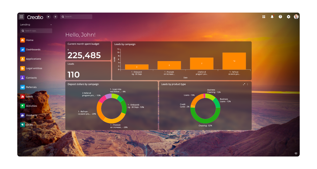 Financial Services Creatio | Platform & Edition Features | Editions