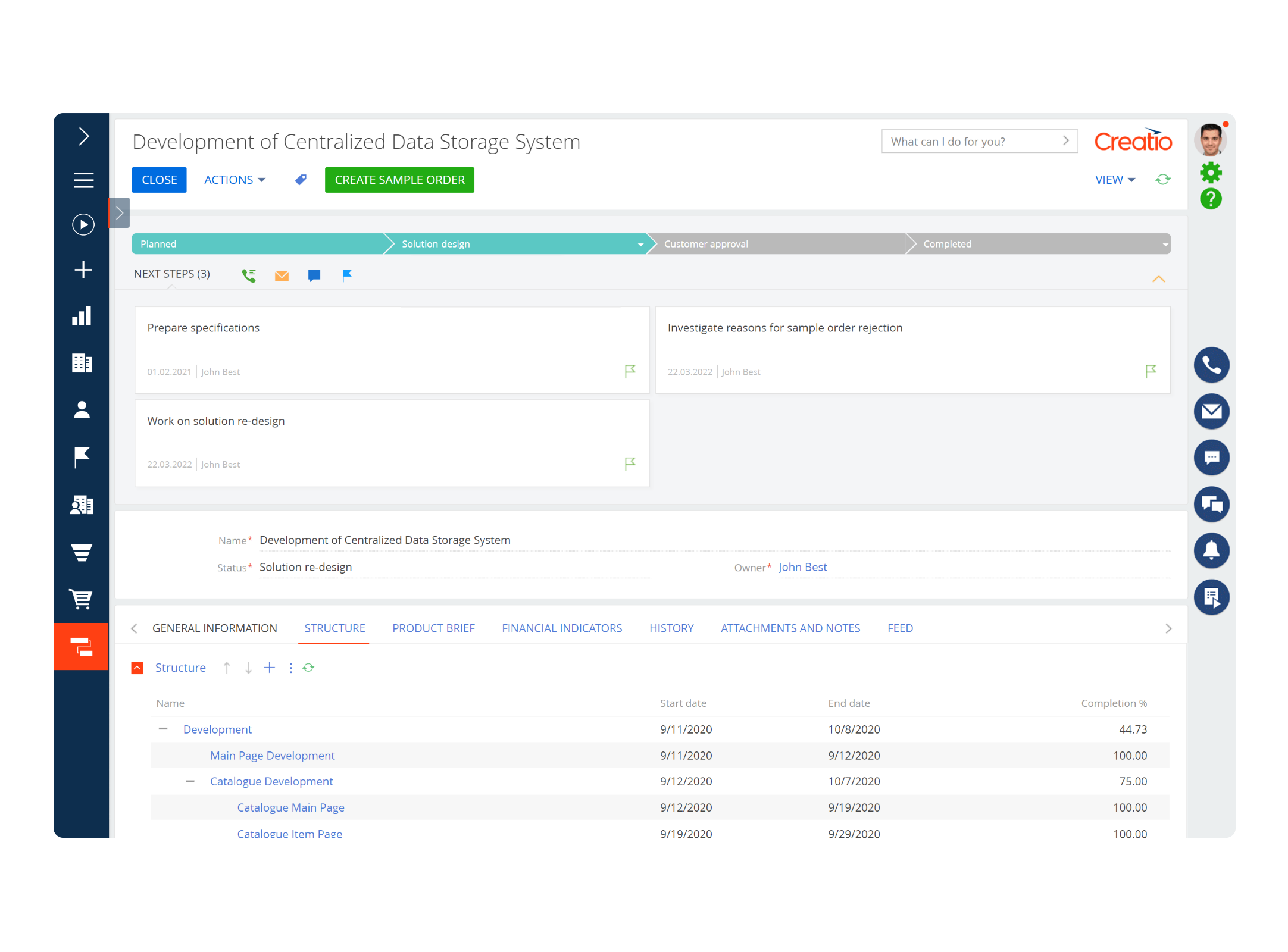 Business services CRM & Workflow automation software with no-code | Creatio
