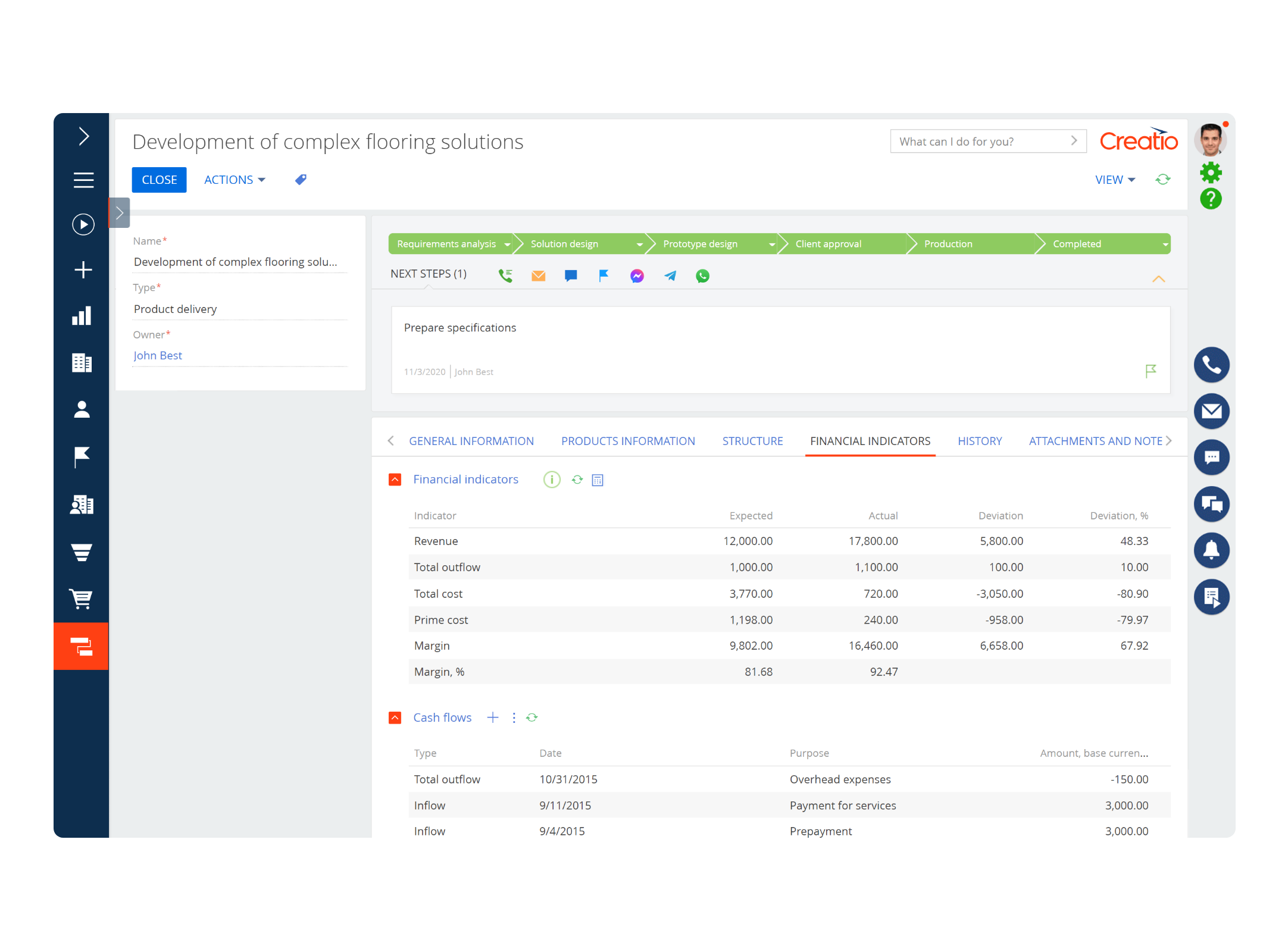 Business services CRM & Workflow automation software with no-code | Creatio