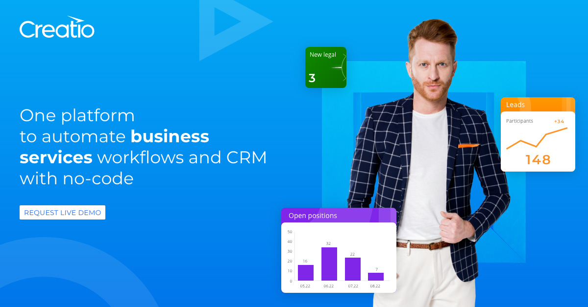 Business Services CRM & Workflow Automation Software with No-Code | Creatio