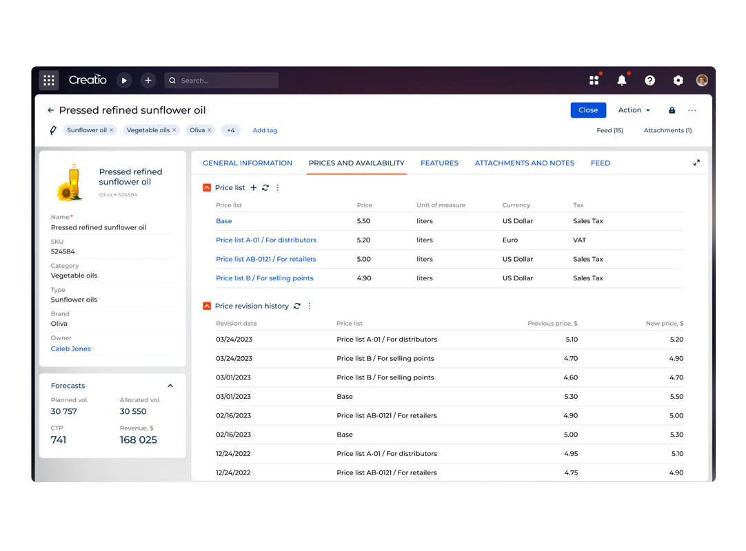 CPG CRM & Workflow automation software with no-code | Creatio