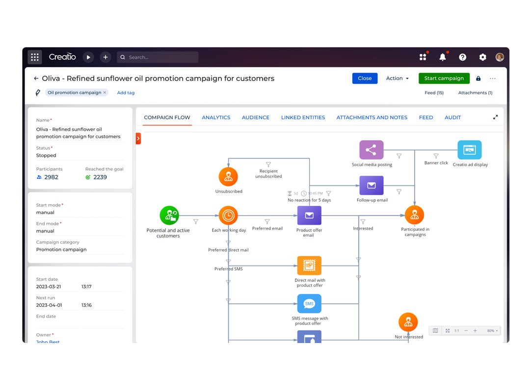 CPG CRM & Workflow automation software with no-code | Creatio