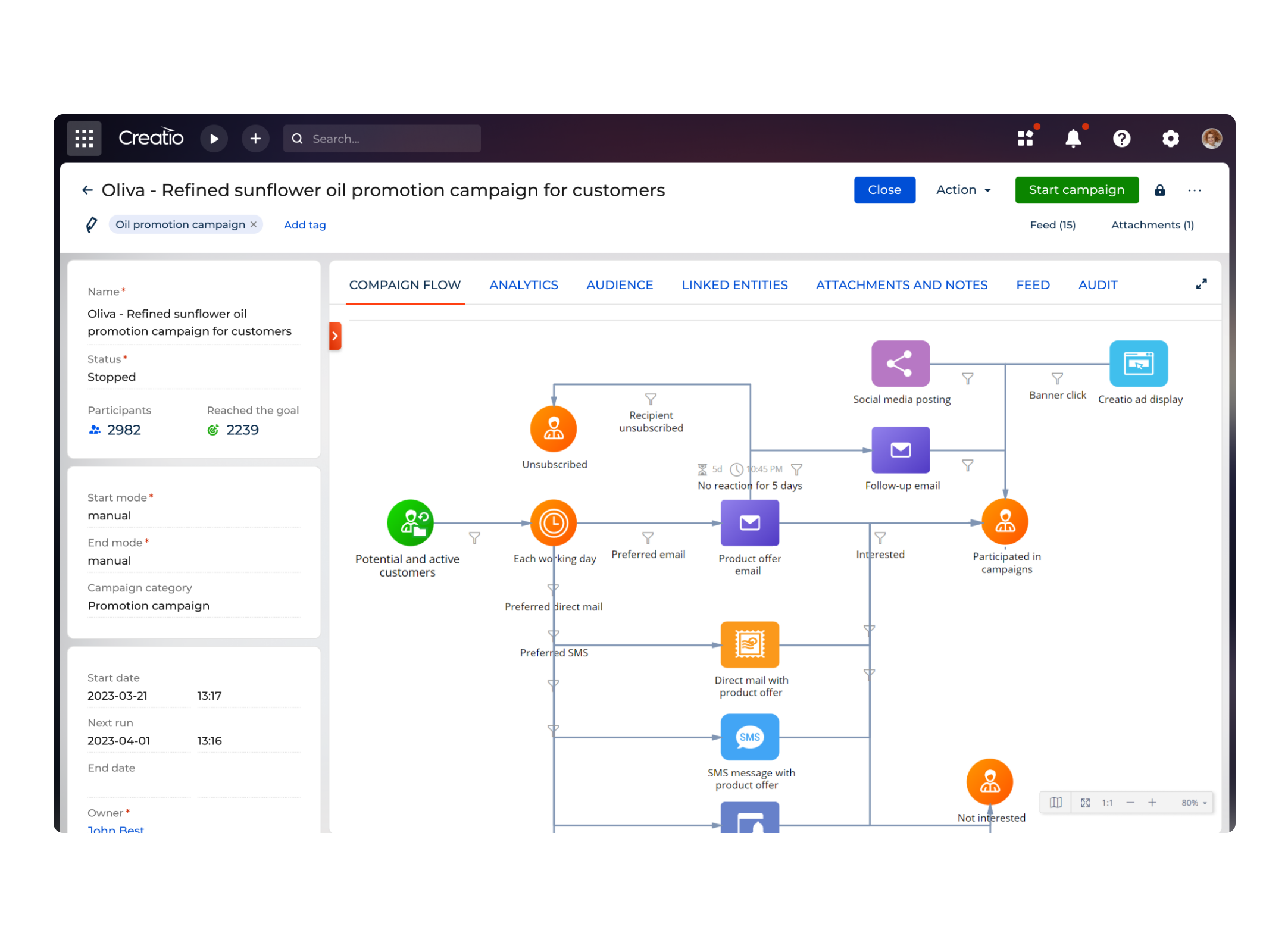 CPG CRM & Workflow automation software with no-code | Creatio