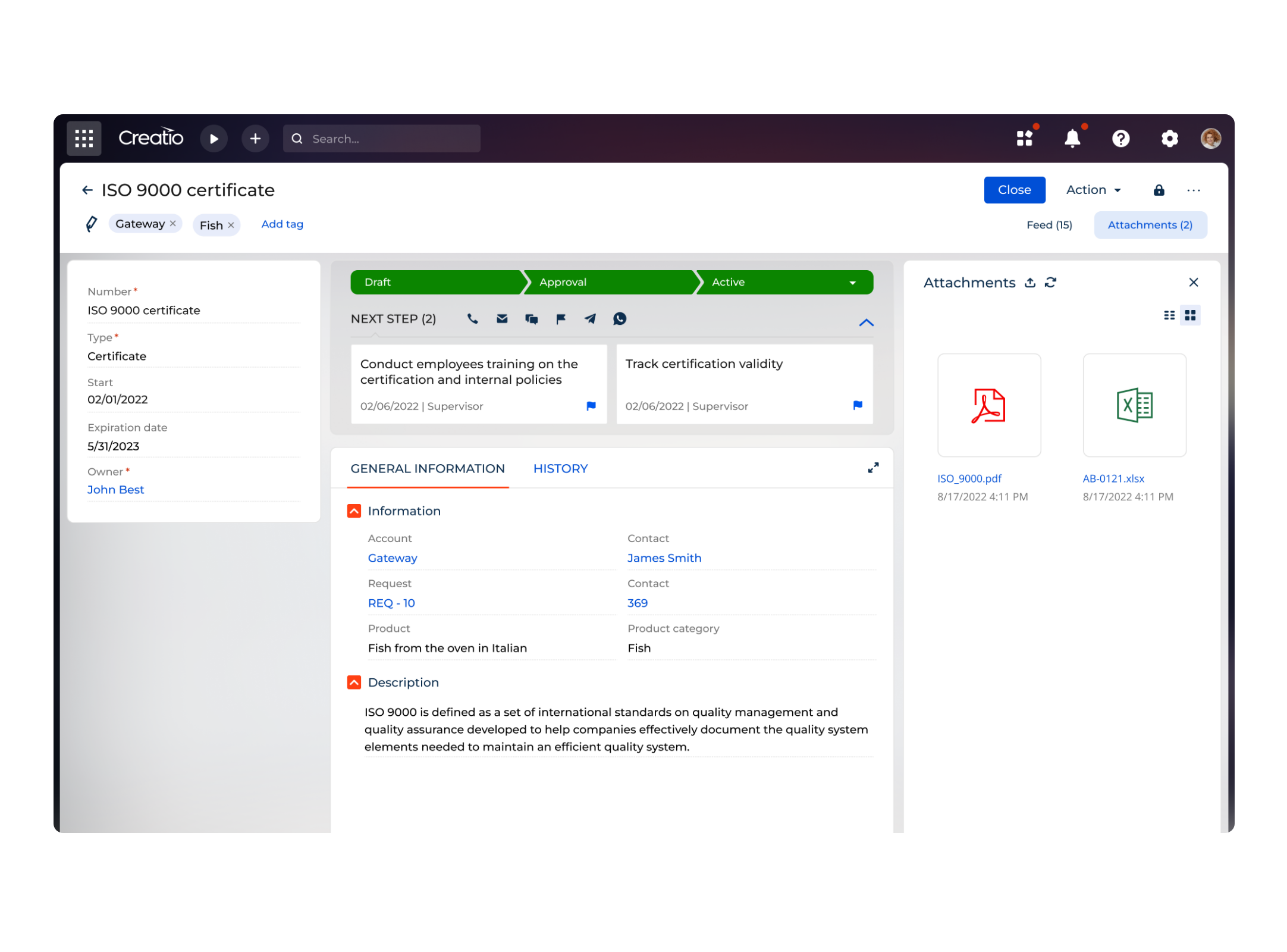 CPG CRM & Workflow automation software with no-code | Creatio