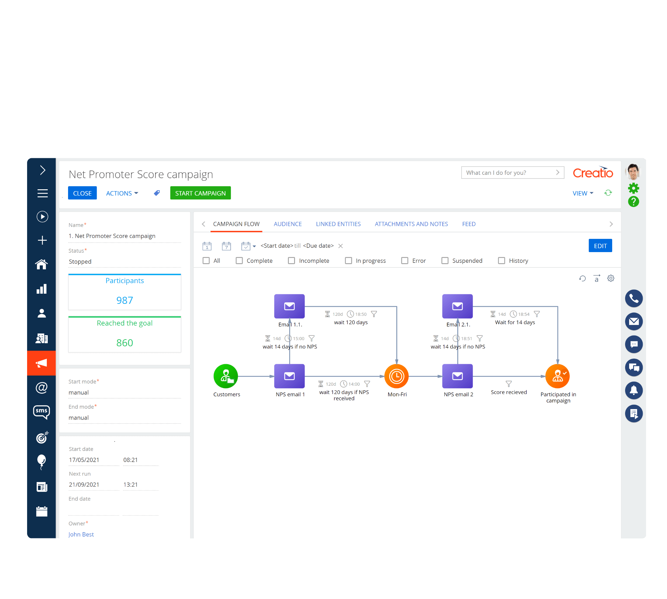 Manufacturing Crm And Workflow Automation Software With No Code Creatio