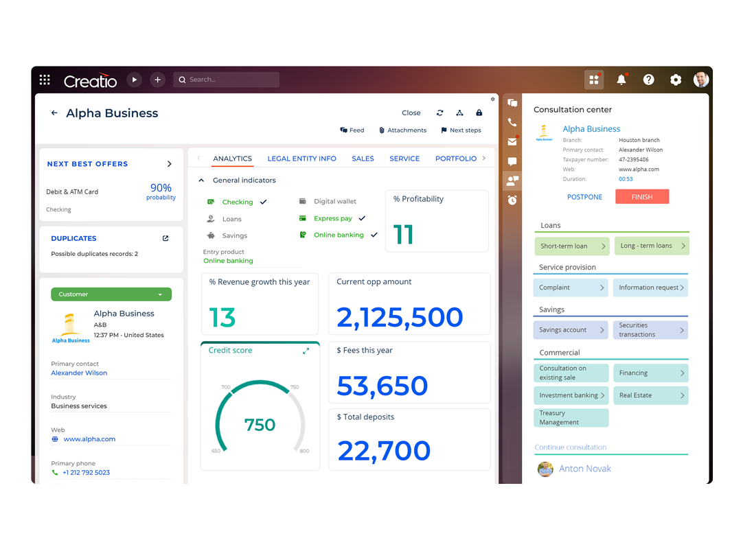 Mortgage CRM & Workflow automation software with no-code | Creatio