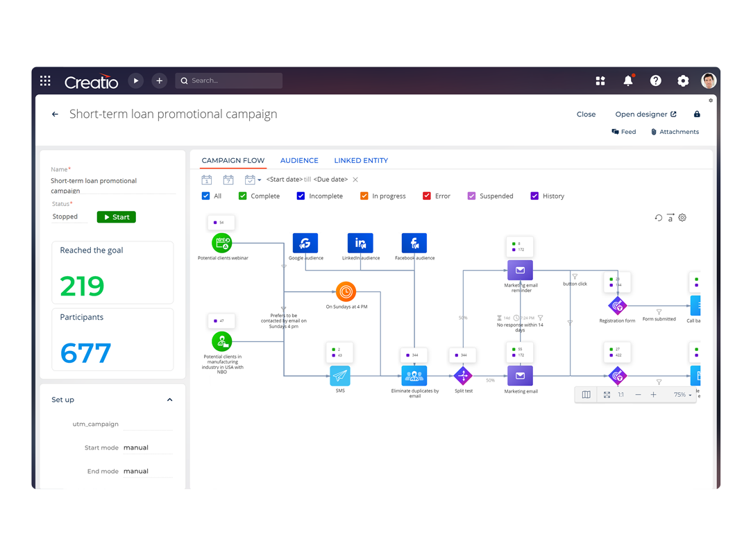 Mortgage CRM & Workflow automation software with no-code | Creatio