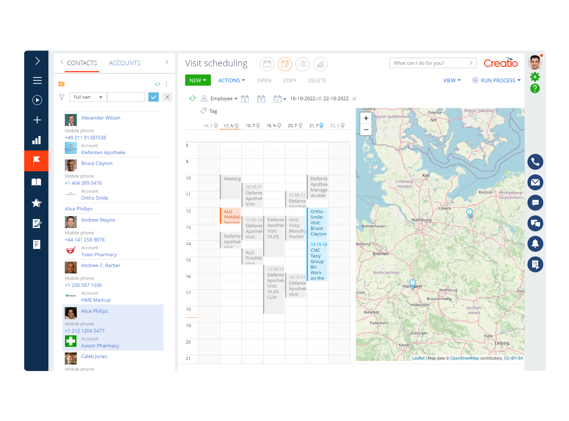 Pharma CRM & Workflow automation software with no-code | Creatio