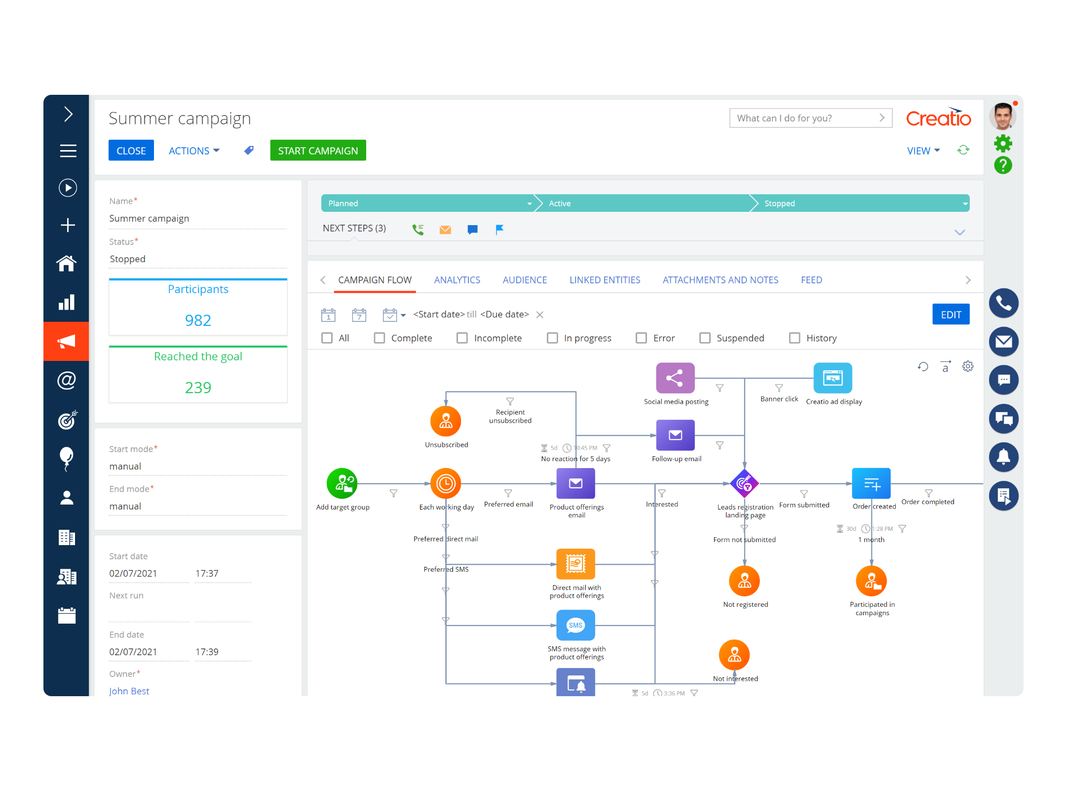 Retail CRM & Workflow automation software with no-code | Creatio