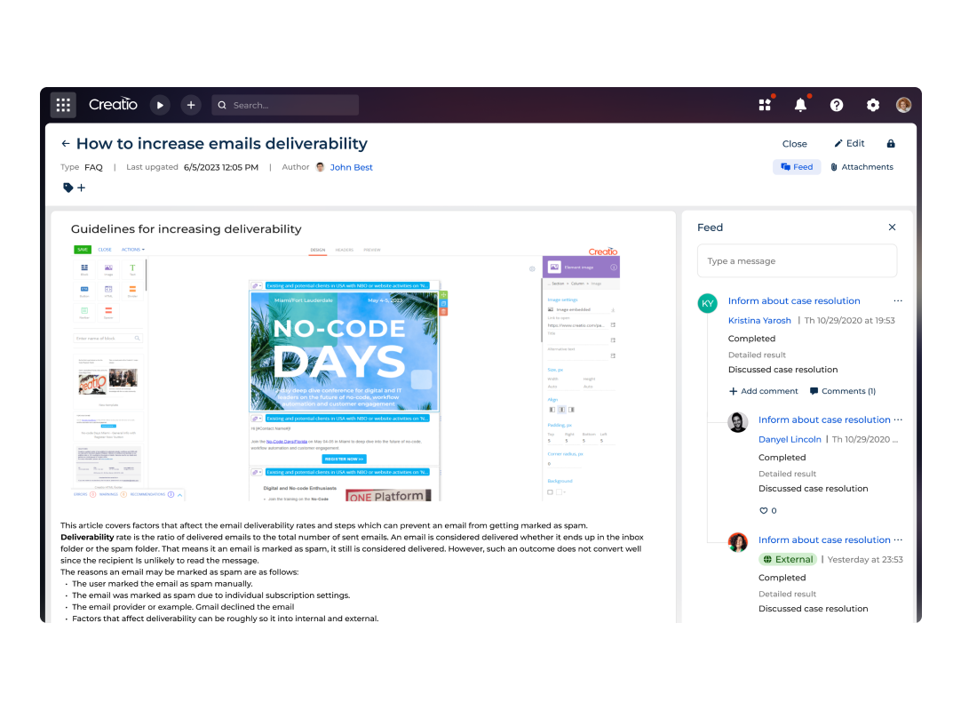 Retail CRM & Workflow automation software with no-code | Creatio