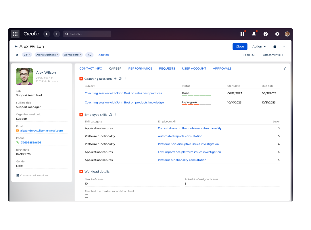High tech CRM & Workflow automation software with no-code | Creatio