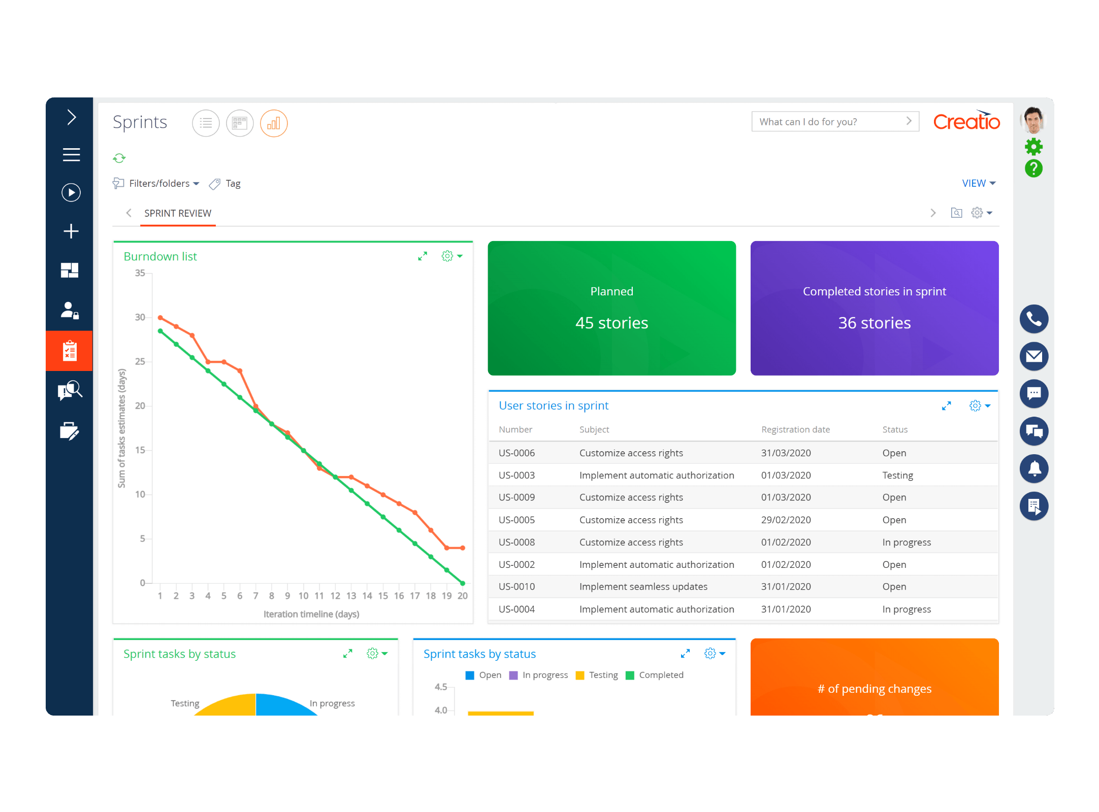 High tech CRM & Workflow automation software with no-code | Creatio