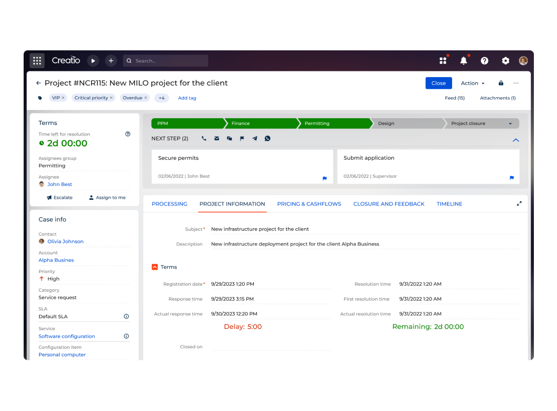 Telecom CRM & workflow automation software with no-code | Creatio