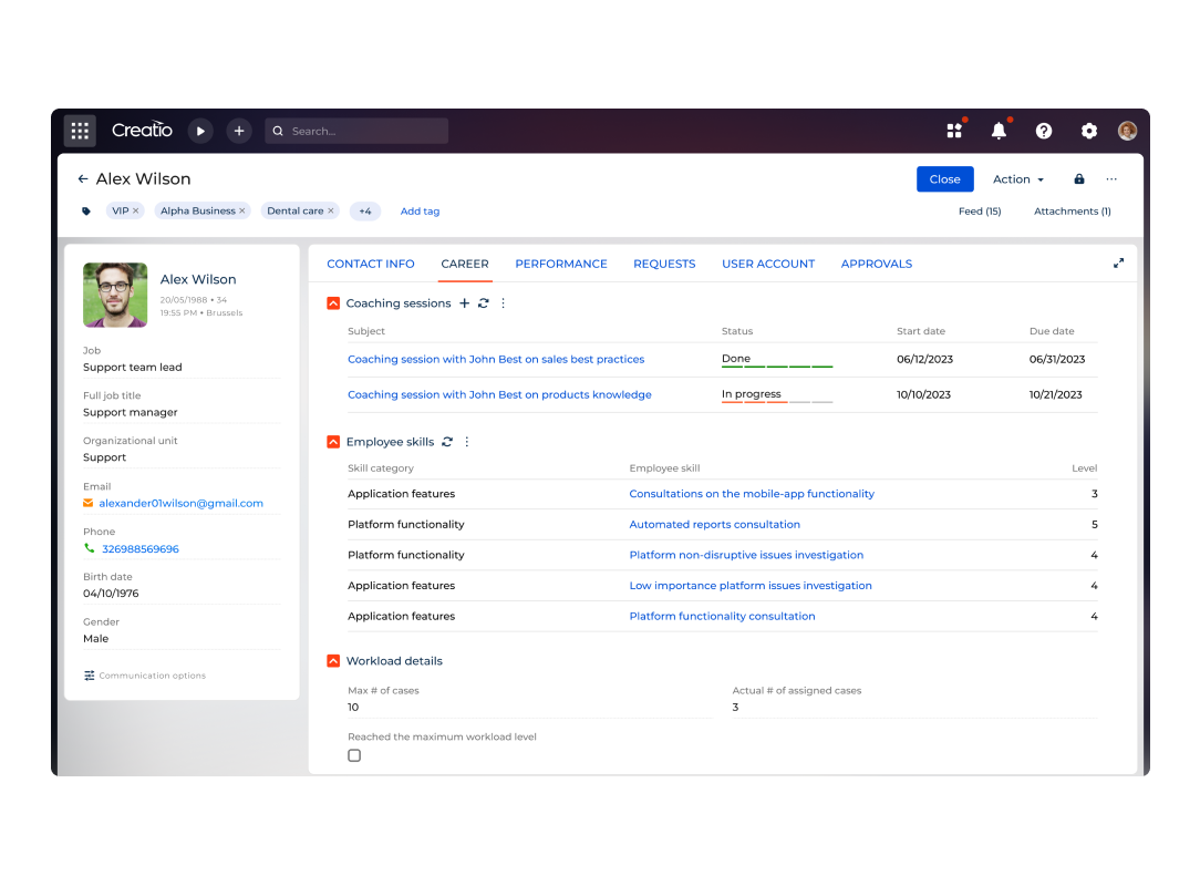 Telecom CRM & workflow automation software with no-code | Creatio