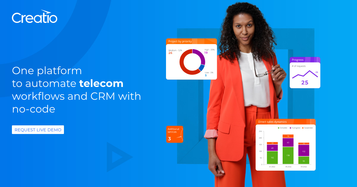 Telecom Crm And Workflow Automation Software With No Code Creatio
