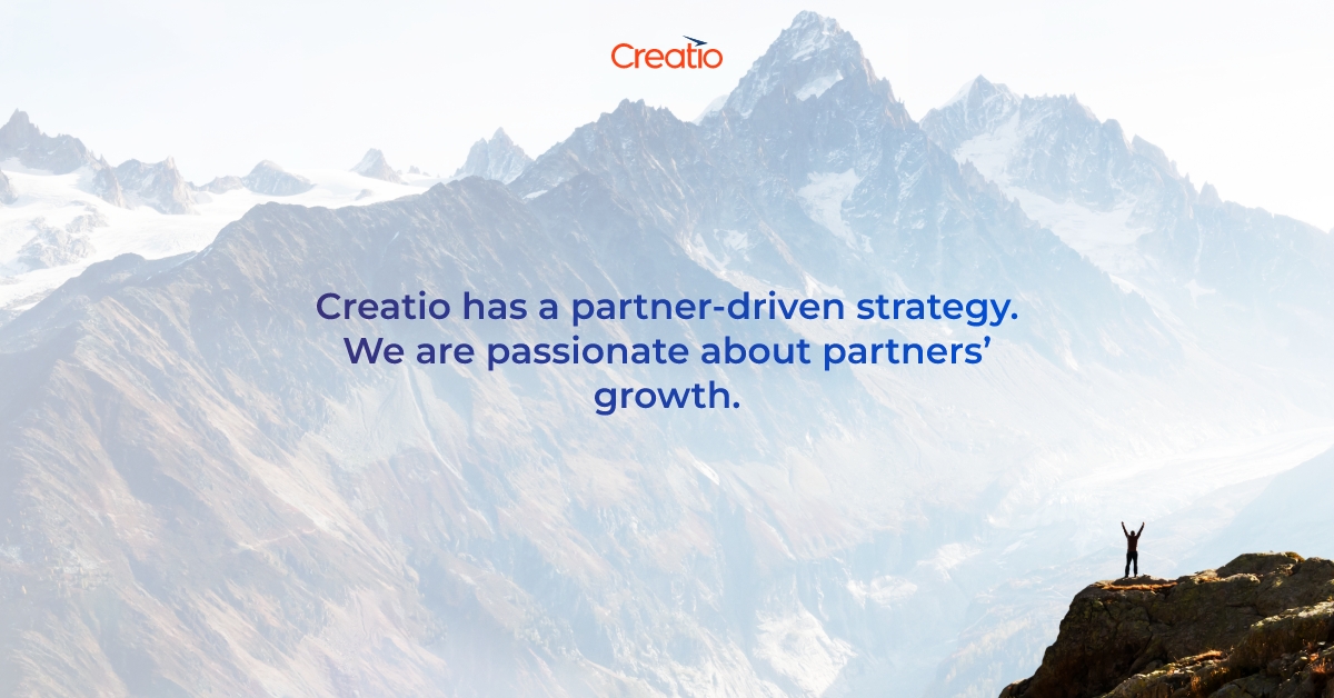Partner-driven Strategy | Creatio
