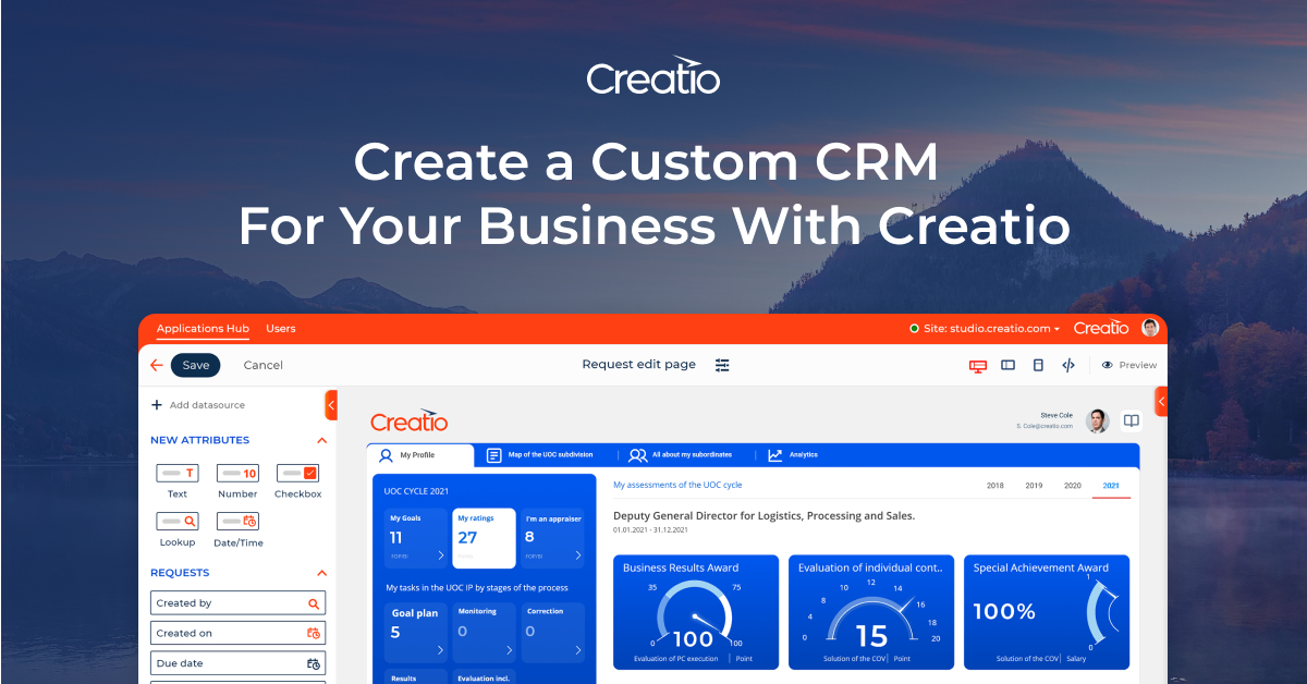 Build A Custom Crm Solution With No Code Platform Creatio