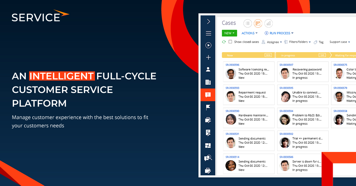 Cloud application for full-cycle service management | Service Creatio