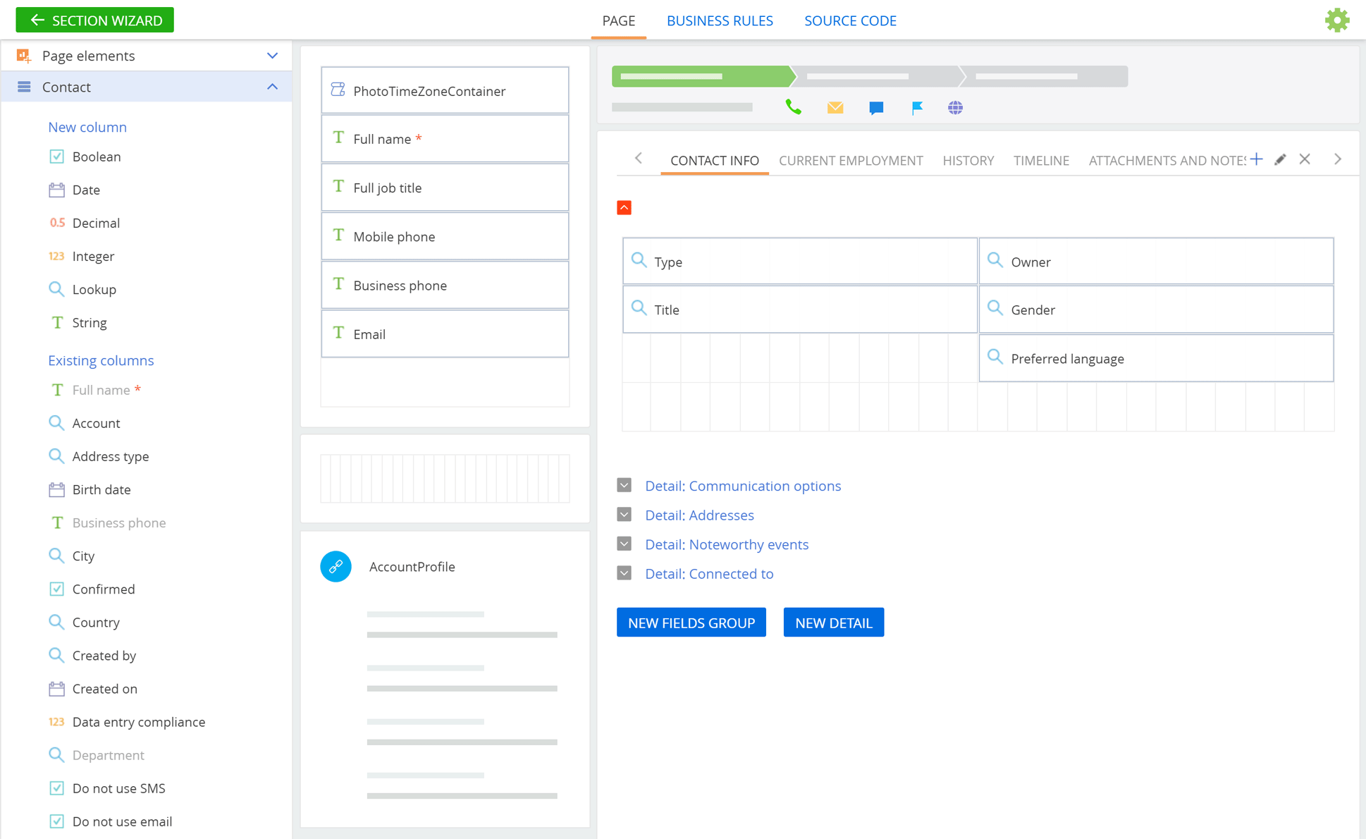 Plataforma BRM y Low-code and BPM | Studio Creatio Enterprise