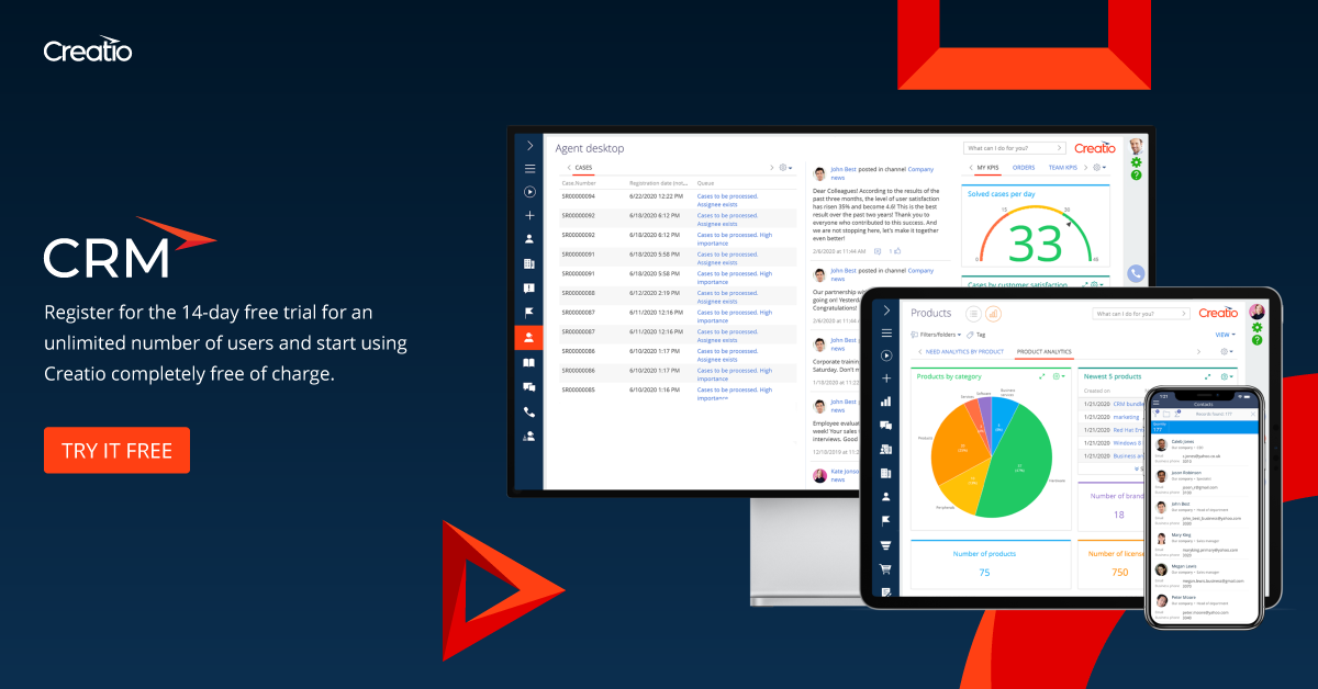 Get your extended 28-day free trial | Creatio